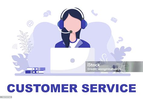 개인 비서 서비스 사람 고문 및 소셜 미디어 네트워크에 대한 고객 서비스에 문의하십시오 벡터 일러스트레이션 It 지원에 대한 스톡 벡터 아트 및 기타 이미지 Istock