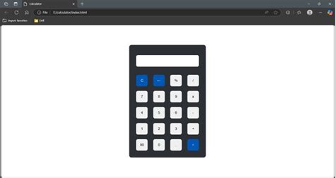 🗓️ Internship Task Calculator Web Application Using Html Css And