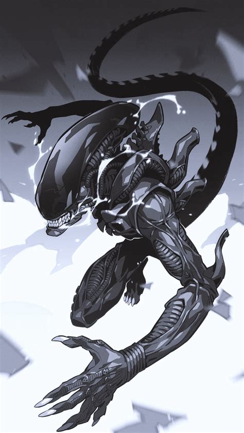 Xenomorph Alien Drawn By Onion Maru Danbooru