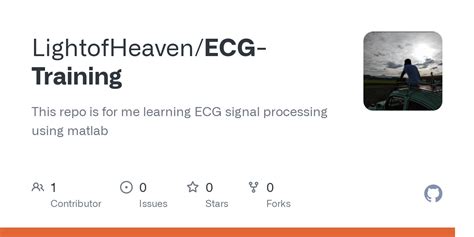 GitHub LightofHeaven ECG Training This Repo Is For Me Learning ECG Signal Processing Using Matlab