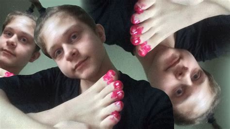 Как красить ногти в школу Youtube