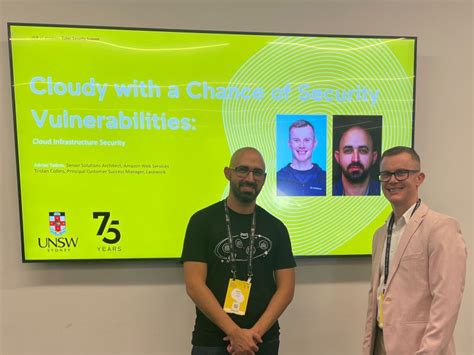 Tristan Collins On Linkedin Unsw Lacework Aws Customersuccess