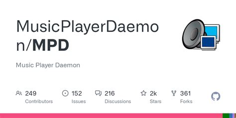GitHub MusicPlayerDaemon MPD Music Player Daemon