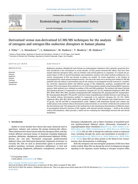 Pdf Derivatized Versus Non Derivatized Lc Msms Techniques For The