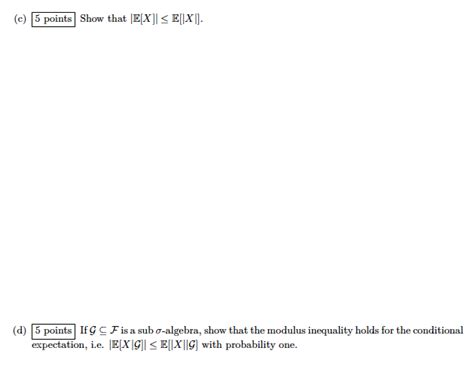 Solved Question 5 20 Marks A 5 Points If X Is A Random Chegg Com