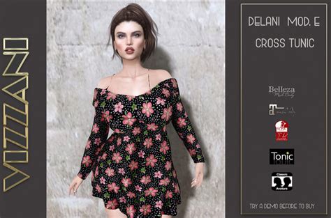 Second Life Marketplace Sexy Dress Mesh Mod Delani E Created By Vizzani