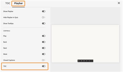 Removing The Toc Button In Playbar Adobe Community 14169293