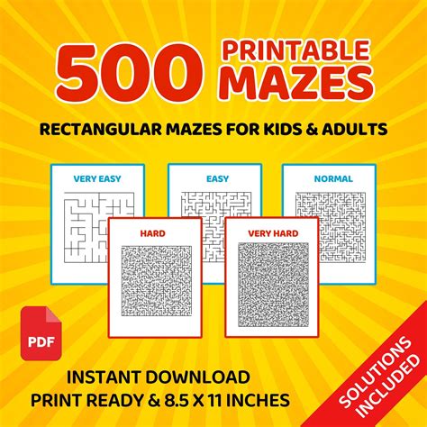 free printable rectangular maze download free printable rectangular
