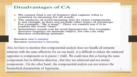 Componential Analysis Of Meaning Pptx