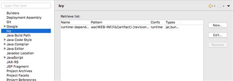Ant How To Use Ivy Ivyde In Eclipse To Put Different Jars In Lib
