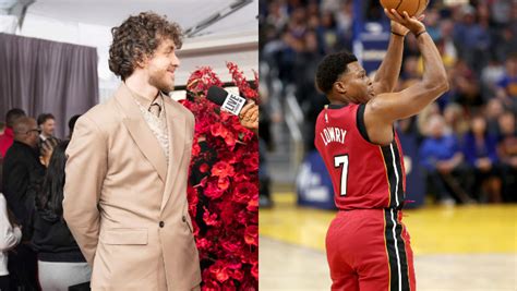 Jack Harlow On Kyle Lowrys Butt After Nba Playoff Game