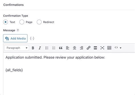 How To Display Gravity Forms Field Values After Submission After