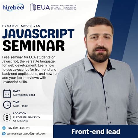 Seminar Js Job Eua Samvel Movsisyan