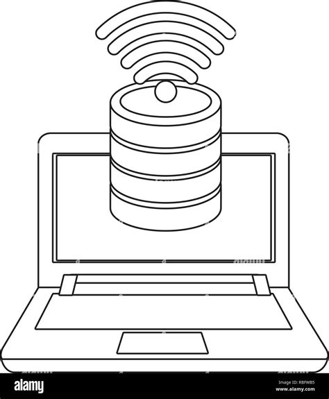 Technology Computing Cartoon Stock Vector Image And Art Alamy