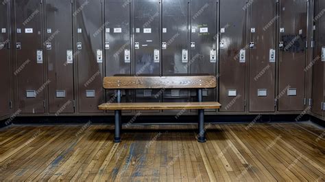 Premium Photo Empty Locker Room