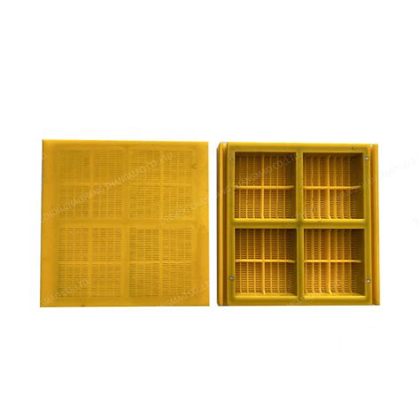 Polyurethane Modular Screen Panels 305 305 Chaishang Puscreenmesh Screen Polyurethane Rubberscreen