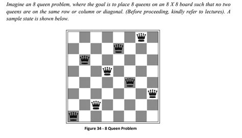 Solved Write A Python Code To Solve The 8 Queen Problem Using A