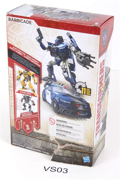 Sealed Transformers® Movie The Last Knight Tlk Deluxe Class Barricade Sku 350356