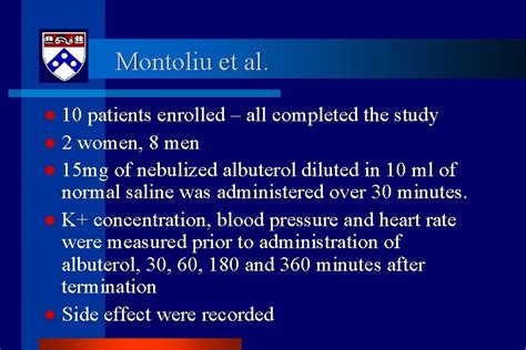 Nebulized Albuterol For The Treatment Of Hyperkalemia Department