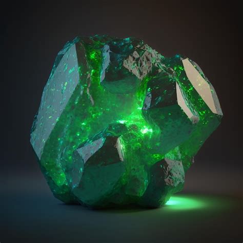 Premium Photo Realistic High Quality Filigreen Kryptonite Glowing
