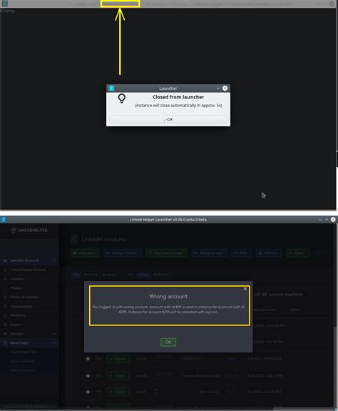 Linkedin Accounts Menu Linked Helper