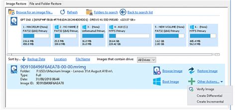 Problem Creating Differential Back Up With Macrium Windows 10 Forums