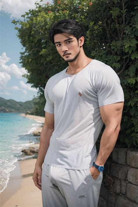 Realistic Handsome Menbulge Image Created By Tensorart