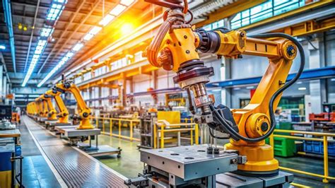 Modern Industrial Robot Design Precision Automation For Enhanced Manufacturing Processes In
