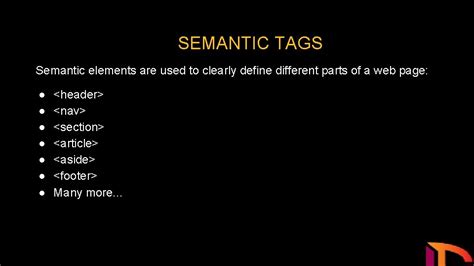 Html 5 Semantic Elements Html Intro Htmlhypertext Markup Html 5 Semantic Elements Html Intro Htmlhypertext Markup