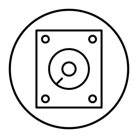 Premium Vector Hard Disk Vector Illustration