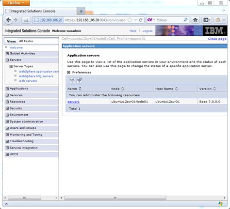The Laboratory Install And Uninstall IBM Websphere Application Server 7