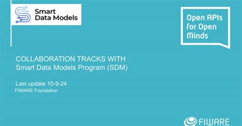 Smart Data Models On Linkedin Smartdatamodelscollaborationtracks