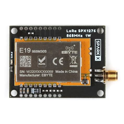 Lora 1w Breakout 868m30s From Mindkits New Zealand