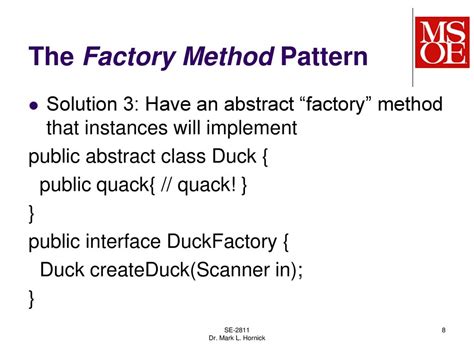 week 2 day 1 the factory method pattern ppt download