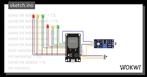 Atividade Semafaro Av Completo Wokwi ESP STM Arduino Simulator Atividade Semafaro Av Completo Wokwi ESP STM Arduino Simulator