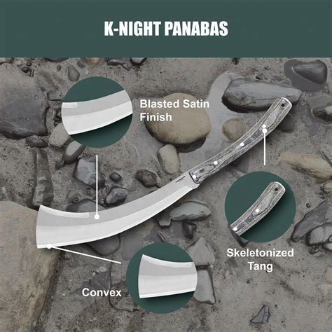 Condor K Night Panabas 14 25 Full Tang Satin 1075hc Steel Blade