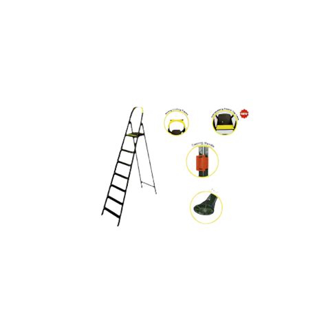 Buy 6 1 Step Heavy Duty Aluminium Ladder For Home And Diy Foldable