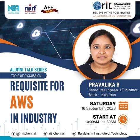 Rajalakshmi Institute Of Technology On Linkedin Aws Cloudcomputing Software Session
