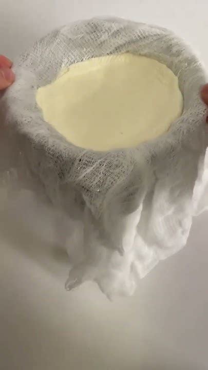 Տնական սերուցքային պանիր Cream Cheese Сливочный сыр Youtube