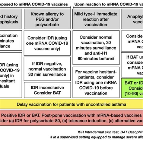 A Suggested Algorithm For The Management Of Allergic Patients With