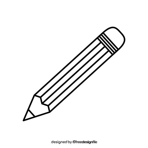 Pencil Drawing Black And White Clipart Free Download