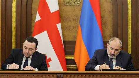 Վրաստանի վարչապետ Իրակլի Ղարիբաշվիլիի հետ ստորագրեցինք «Հայաստանի Հանրապետության և Վրաստանի միջև
