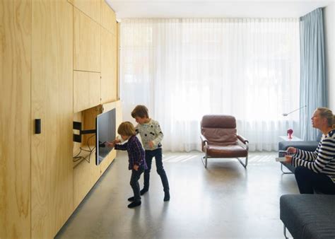 Shift S Barcode Like Wall Cabinet Transforms Amsterdam House