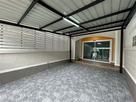 ขายทาวน์เฮ้าส์ติดถนนเทพารักษ์ นิคมบางพลี บางบ่อ เชื่อมถนนบางนาตราด หลังใหญ่ แต่งสวย หมู่บ้านเสรี