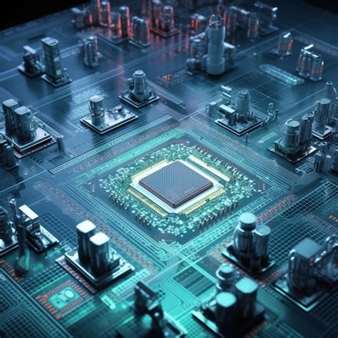 Premium Photo A Close Up Of A Computer Chip With The Word Processor On It