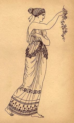 Girdle With Clasp Fastened Chitons The Upper Part Is Doubled Over And