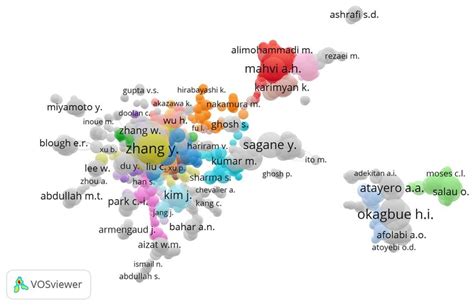 Network Visualization Of Co Authorship Authors Unit Analysis