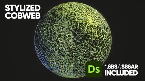 Artstation Stylized Cobweb Material Game Assets