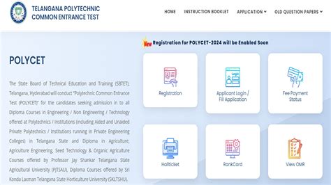 TS POLYCET Application Form Soon At Polycet Sbtet Telangana Gov In Exam Date Announced