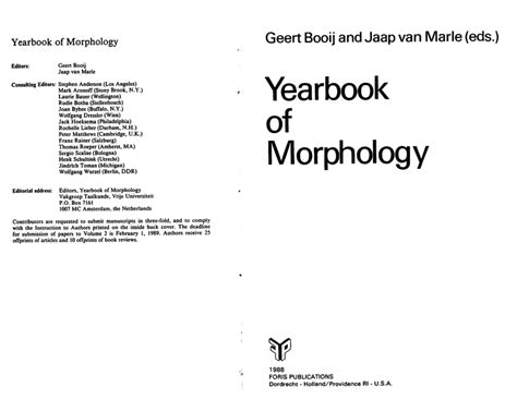 Pdf On The Morphological Parallelism Between Compounds And Constructs